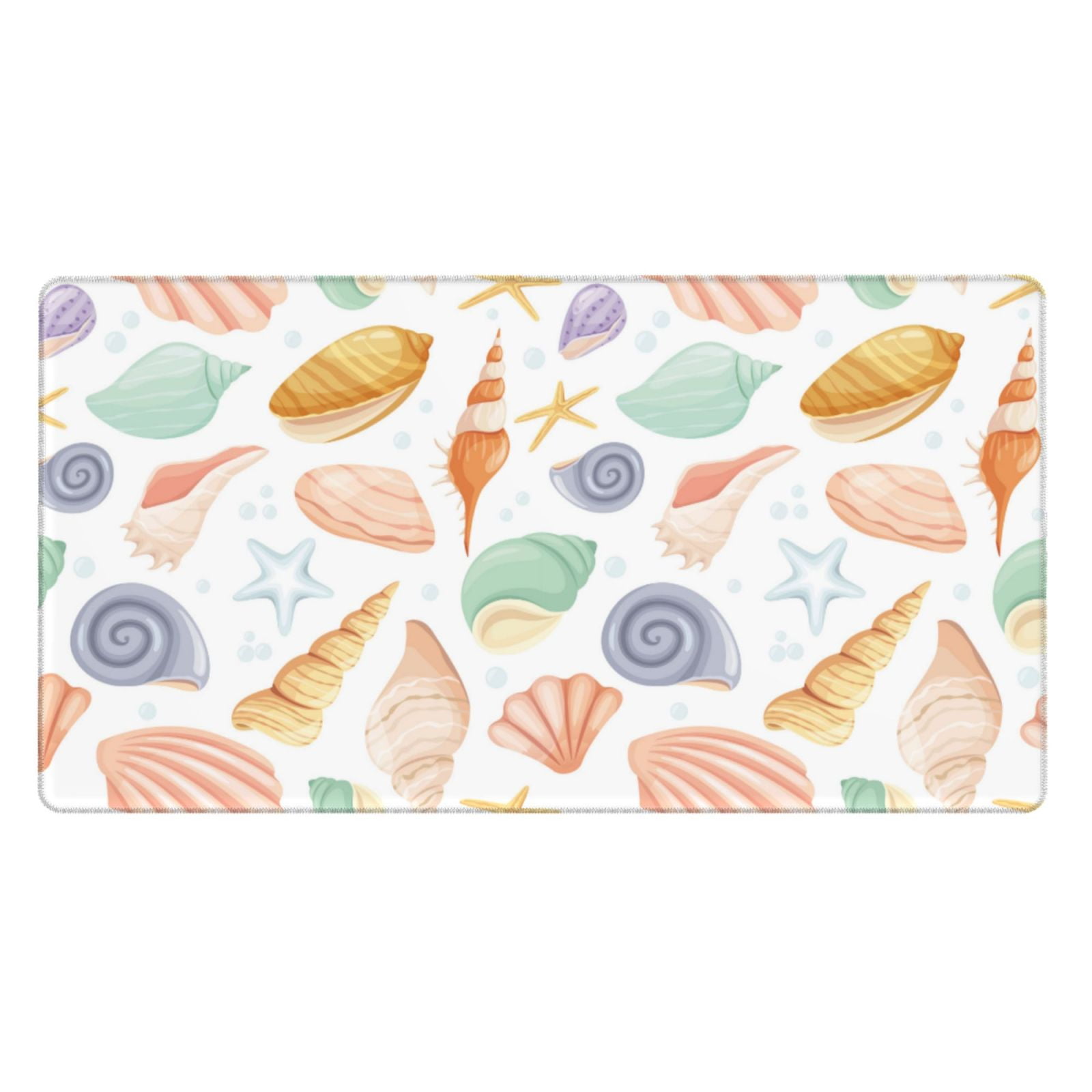 Large Gaming Mouse Pad - Conch Shells Print No.9054 Non-Slip Rubber ...