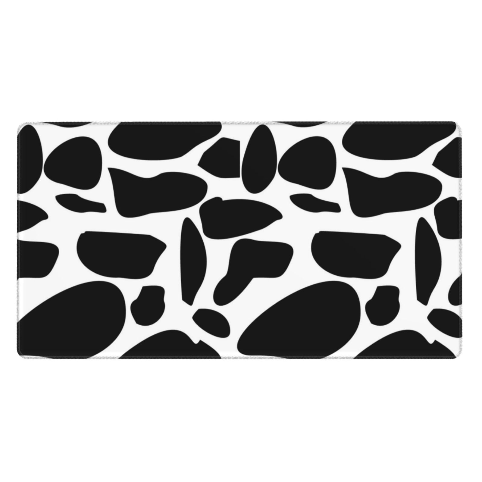Large Gaming Mouse Pad - Cow Print Non-Slip Rubber Base Desk Mat, Desk ...