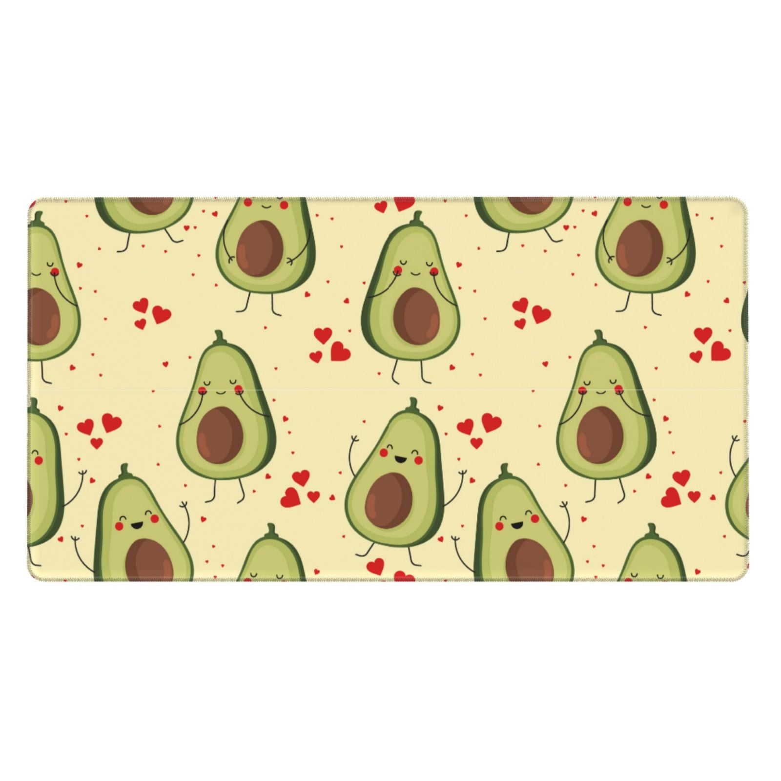 Large Gaming Mouse Pad - Cute Avocado Sweet Love Non-Slip Rubber Base ...