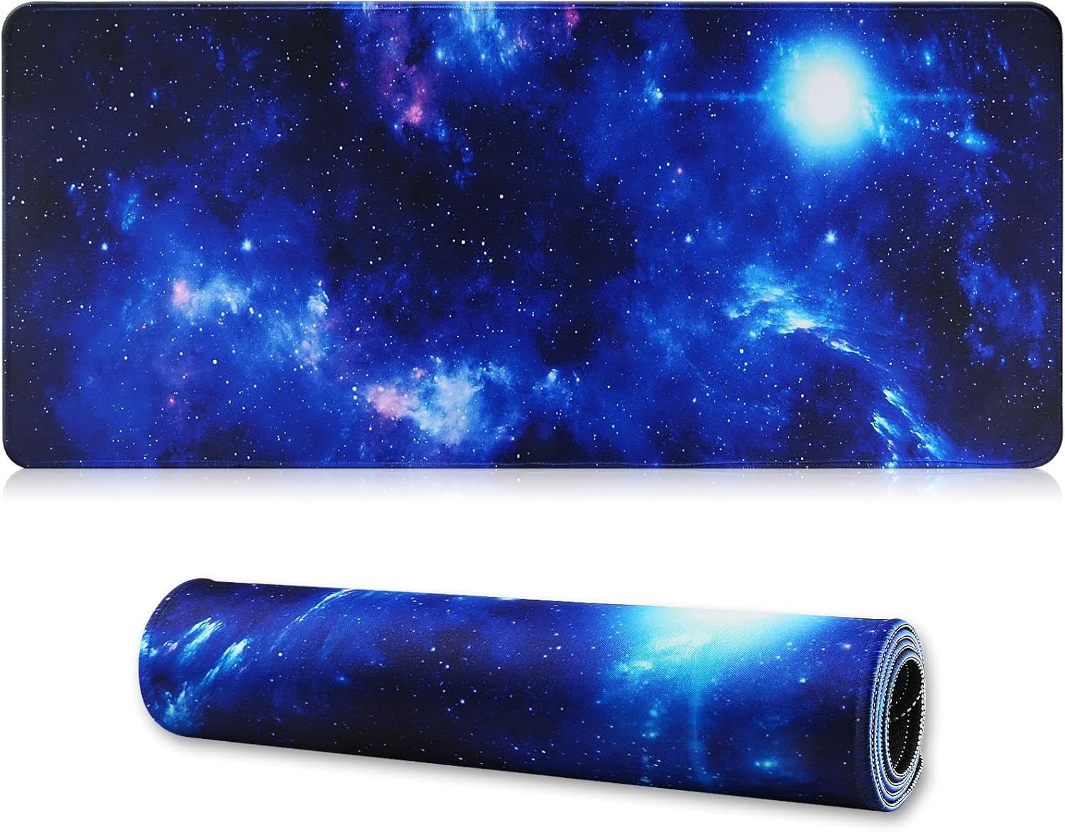 Large Gaming Mouse Pad with Stitched Edges,[35.4x15.7In] Extended Mouse ...