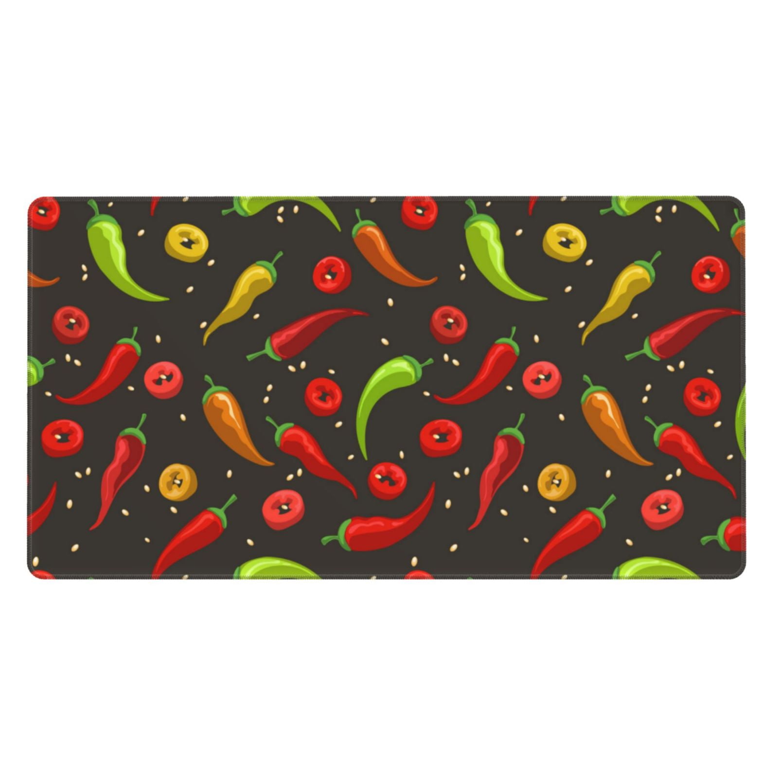 Large Gaming Mouse Pad - bell Pepper colors Non-Slip Rubber Base Desk ...