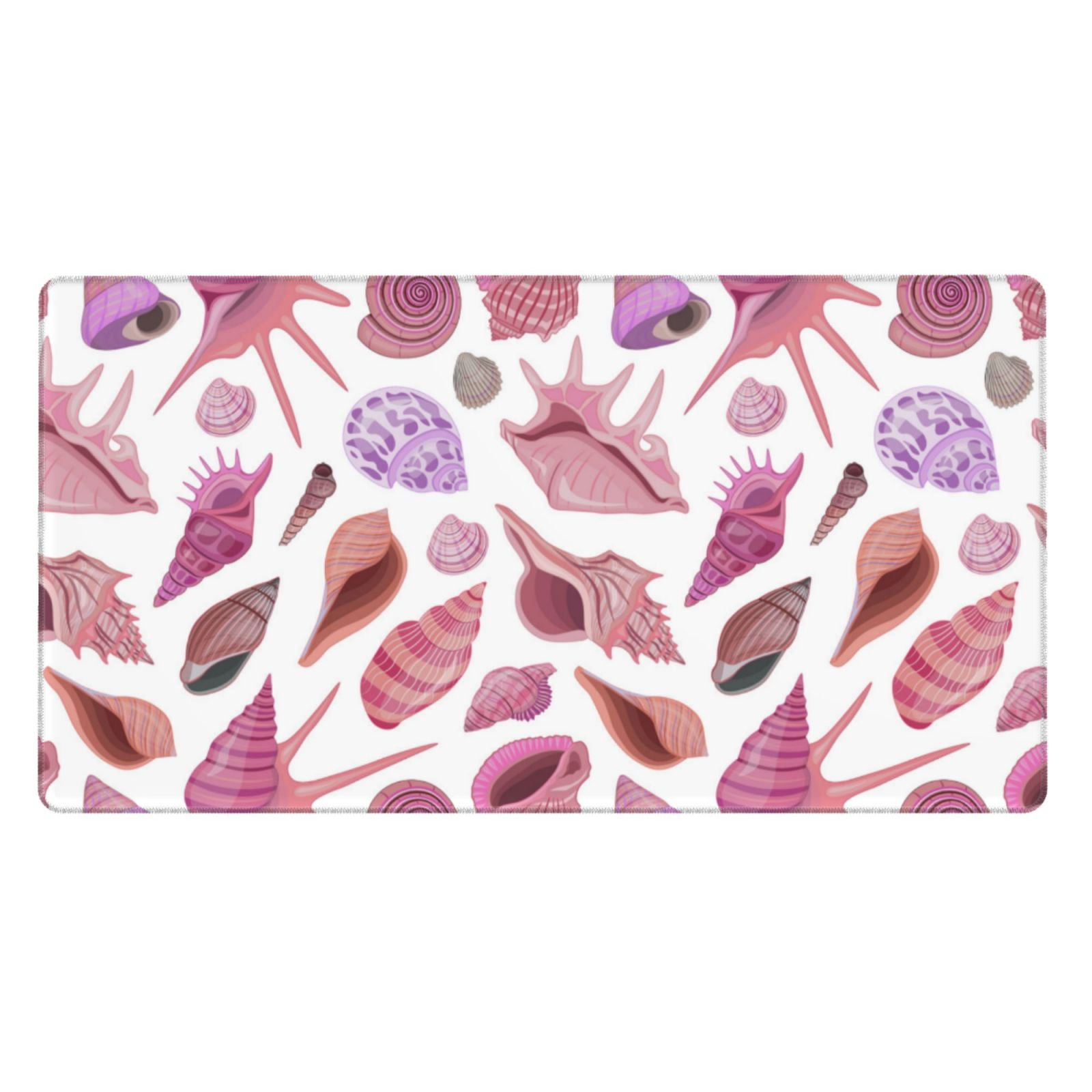 Large Gaming Mouse Pad - cute conch shell Non-Slip Rubber Base Desk Mat ...