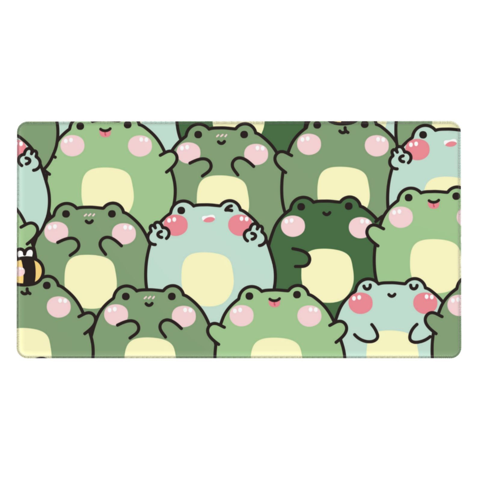 Large Gaming Mouse Pad - shy frog Non-Slip Rubber Base Desk Mat, Desk ...