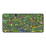 Large Gaming Mouse Pad with Colorful City Map Design, Nostalgic City ...