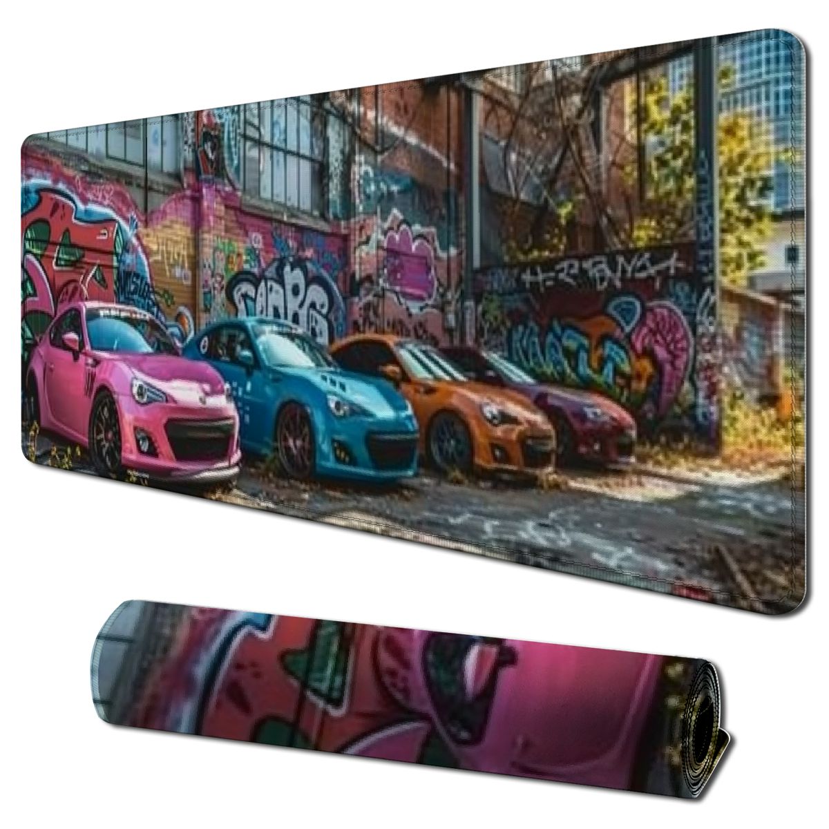Large Gaming Mouse Pads Graffiti Modification Culture Japanese Car Desk ...
