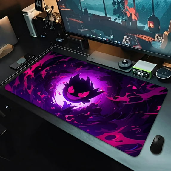 Large Gaming Mousepad & Keyboard Desk Mat - Speed Surface, Kawaii Anime ...