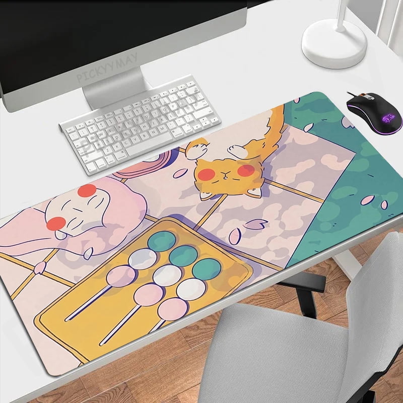 Large Gaming Mousepads Pink Mouse Pad Computer Mousepad Cute Mouse Mat ...