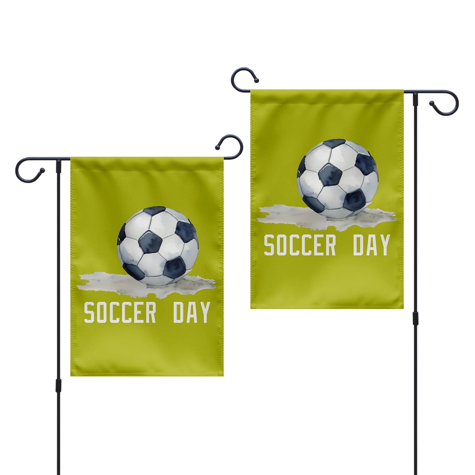 Large Garden Flag – Stylish Soccer-themed Welcome Garden Flags for ...