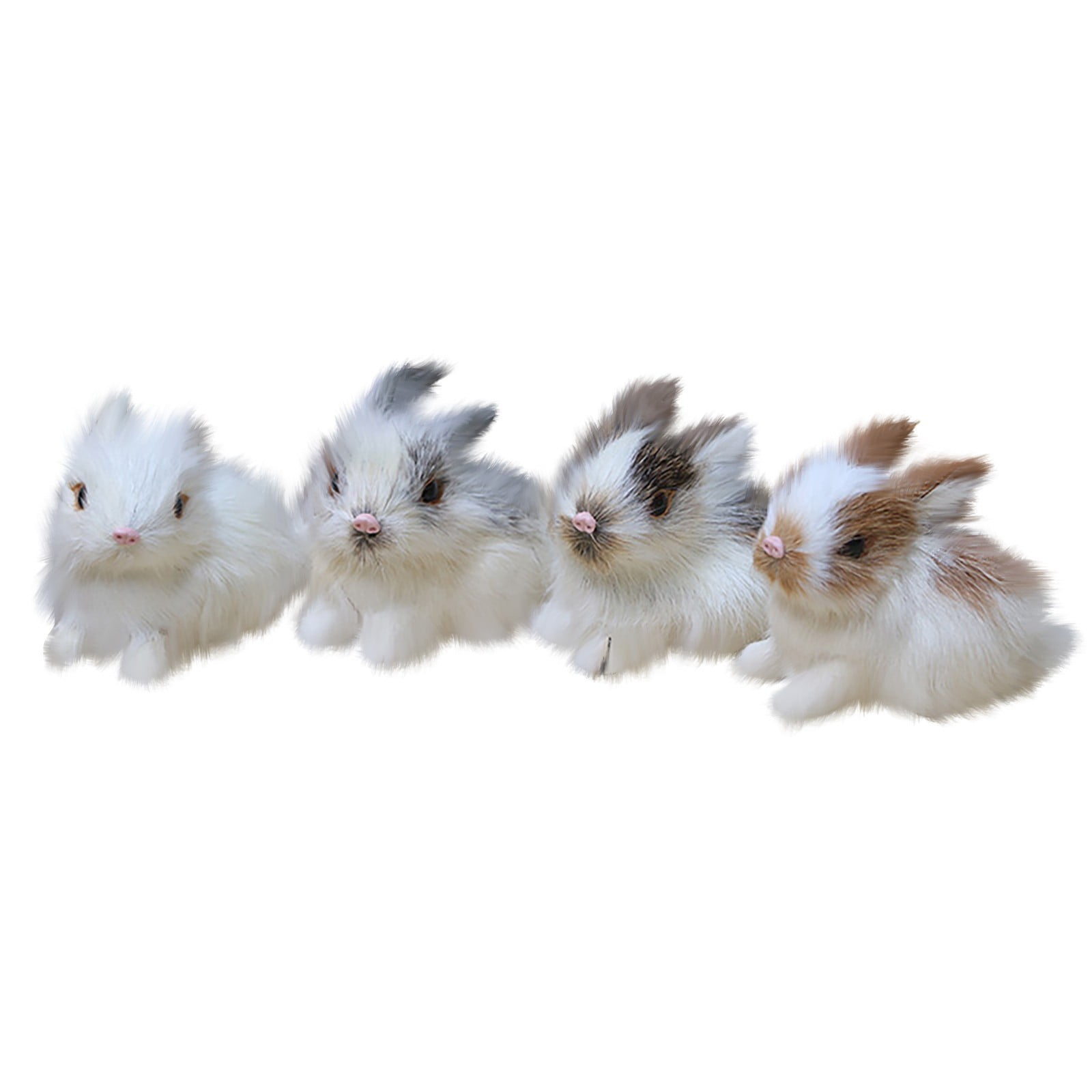 Large Garden for outside Realistic Rabbit Lifelike Mini Plush Bunny For ...