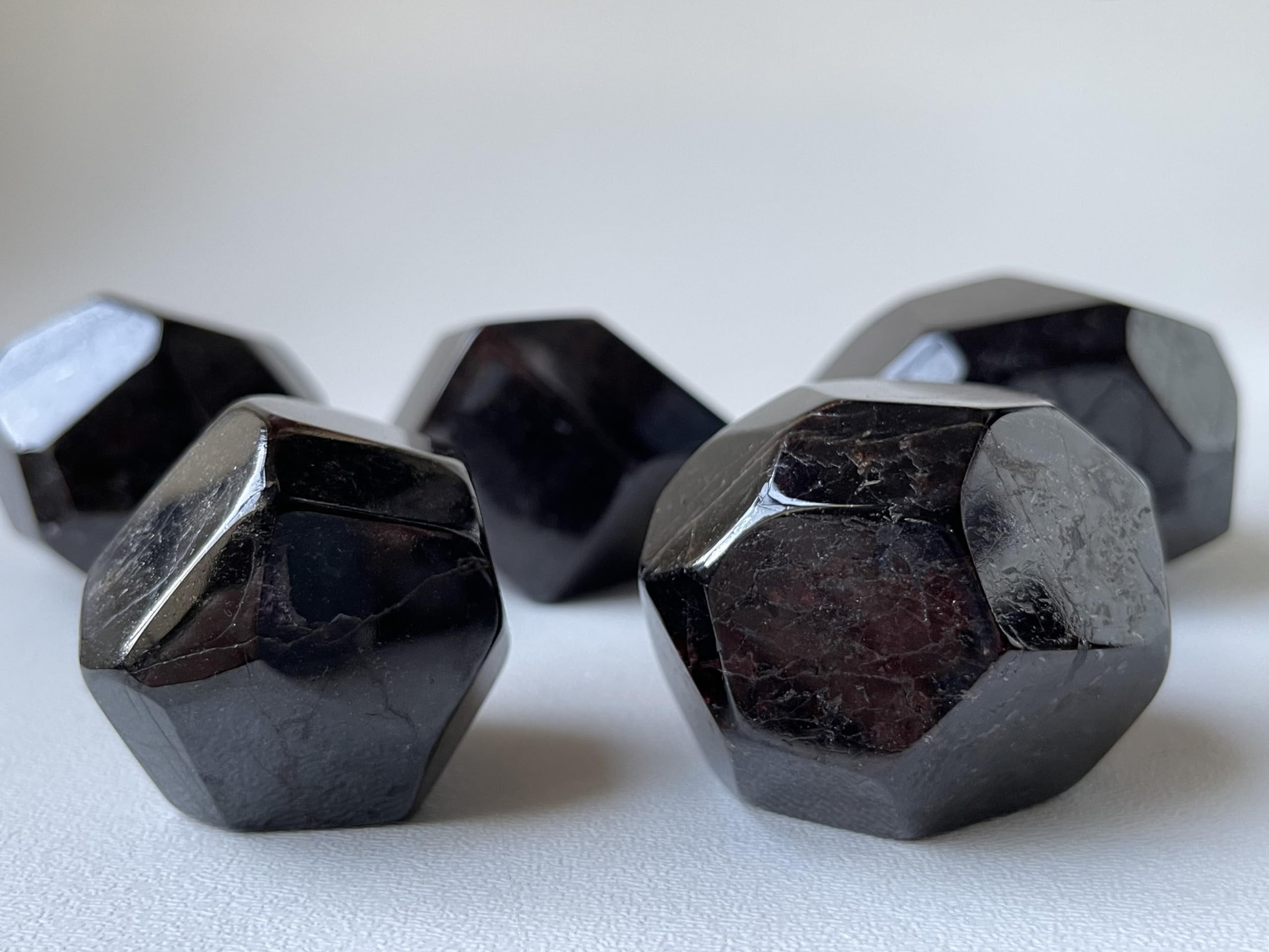 Large Garnet Polygon Polished, Almandine Garnet Faceted Free Shape ...