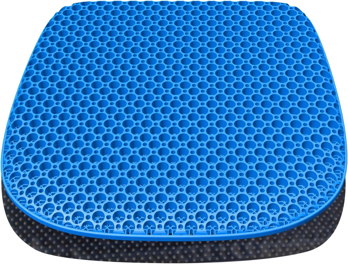 Large Gel Seat n for Long Sitting with Non-Slip Cover,Soft & Breathable ...