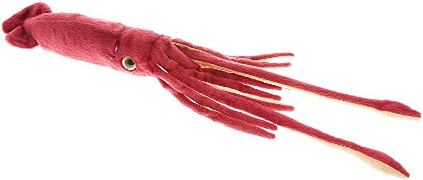 Large Giant Red Squid Stuffed Animal Plush Pillow Toy Realistic King ...