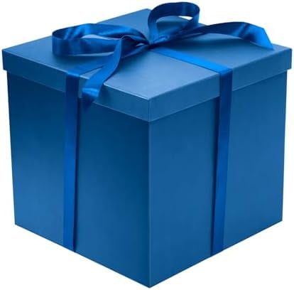 Large Gift Box with Lid for Present Collapsible Gift Box with Filler ...