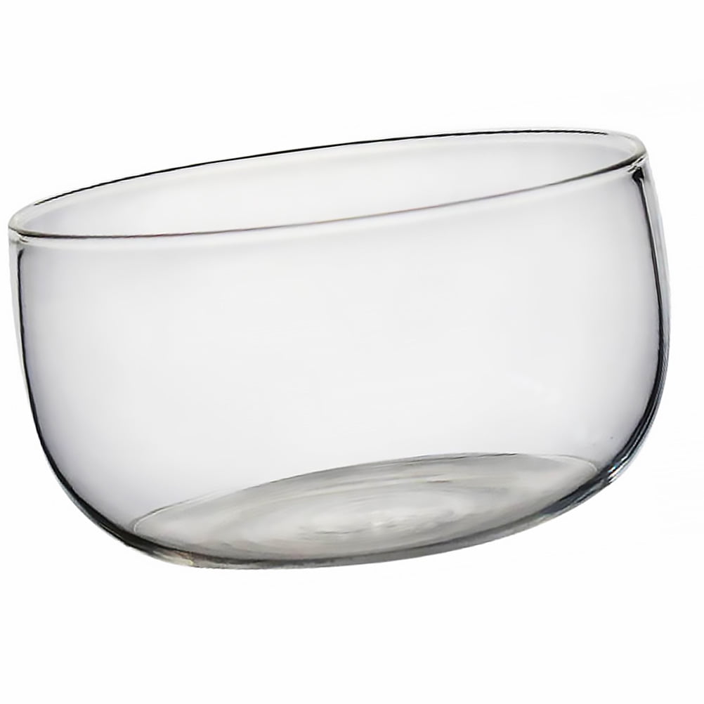 Large Glass Bowl Sugar Microwave Cook Salad Fruit Storage Heatproof ...