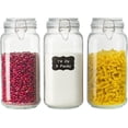 Large Glass Storage Containers with Airtight Lids 78oz 3 Pack - Walmart.com