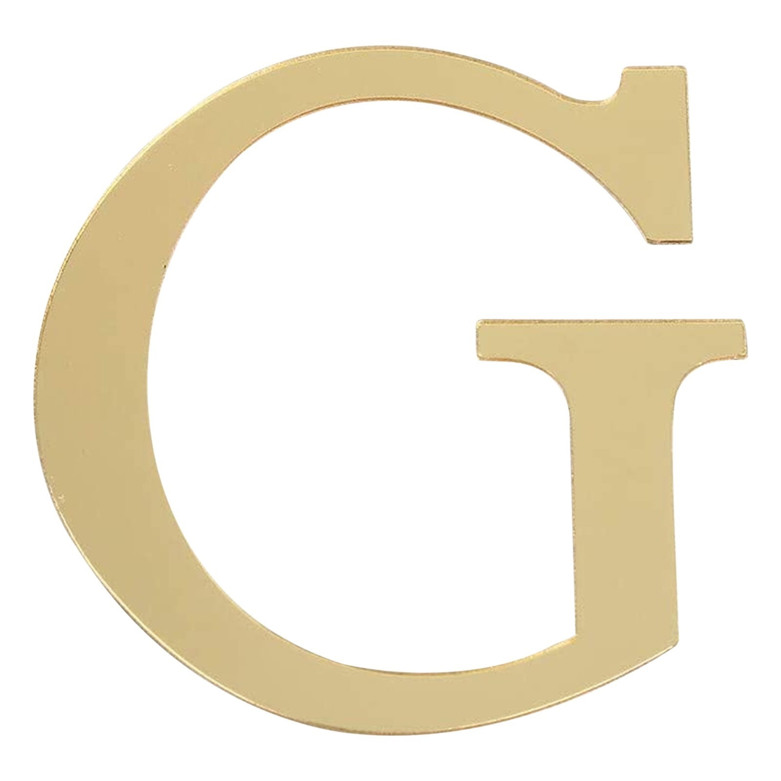 Large Gold Letter Stickers, 3.4Inch Plastic Alphabet Letter Number ...