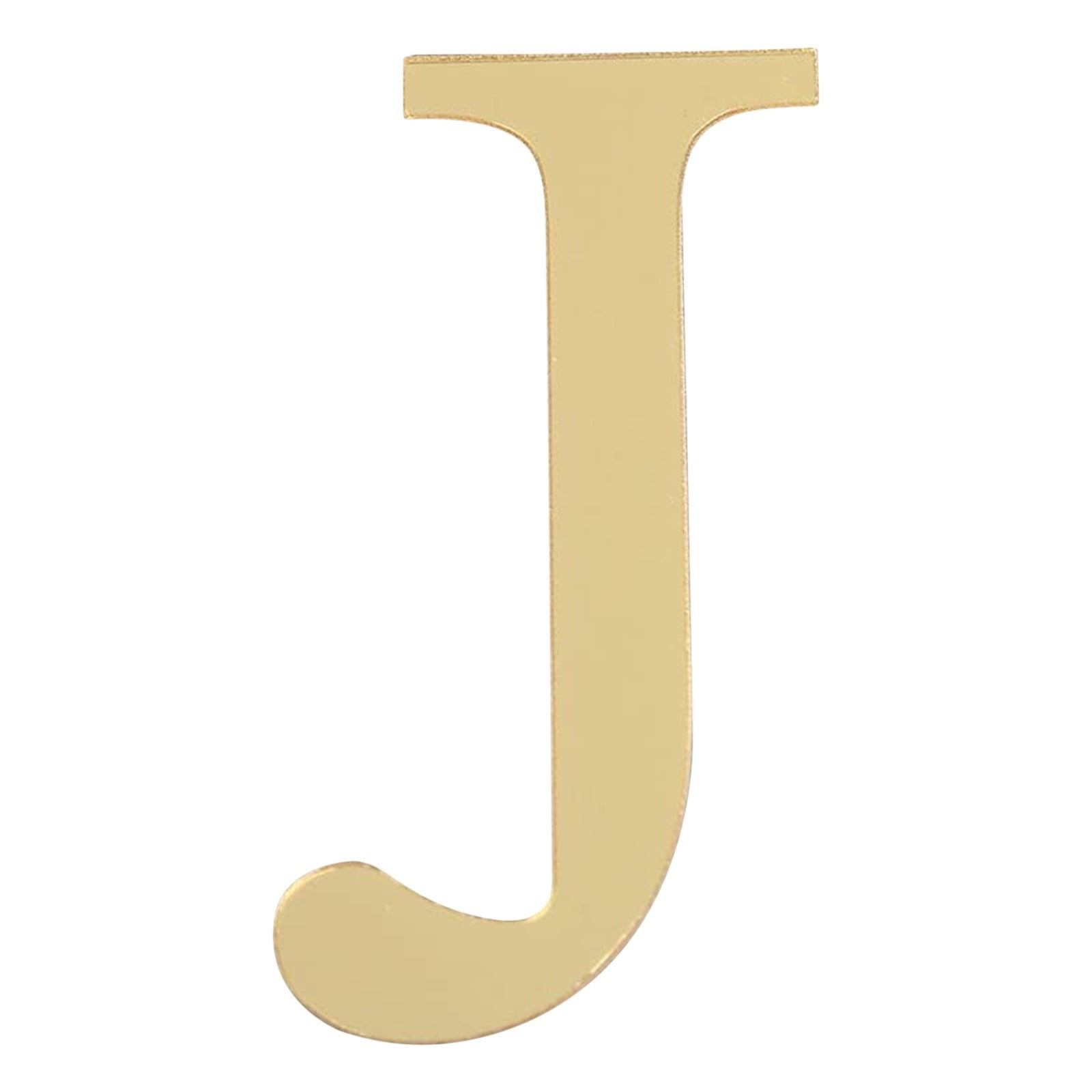 Large Gold Letter Stickers, 3.4Inch Plastic Alphabet Letter Number ...