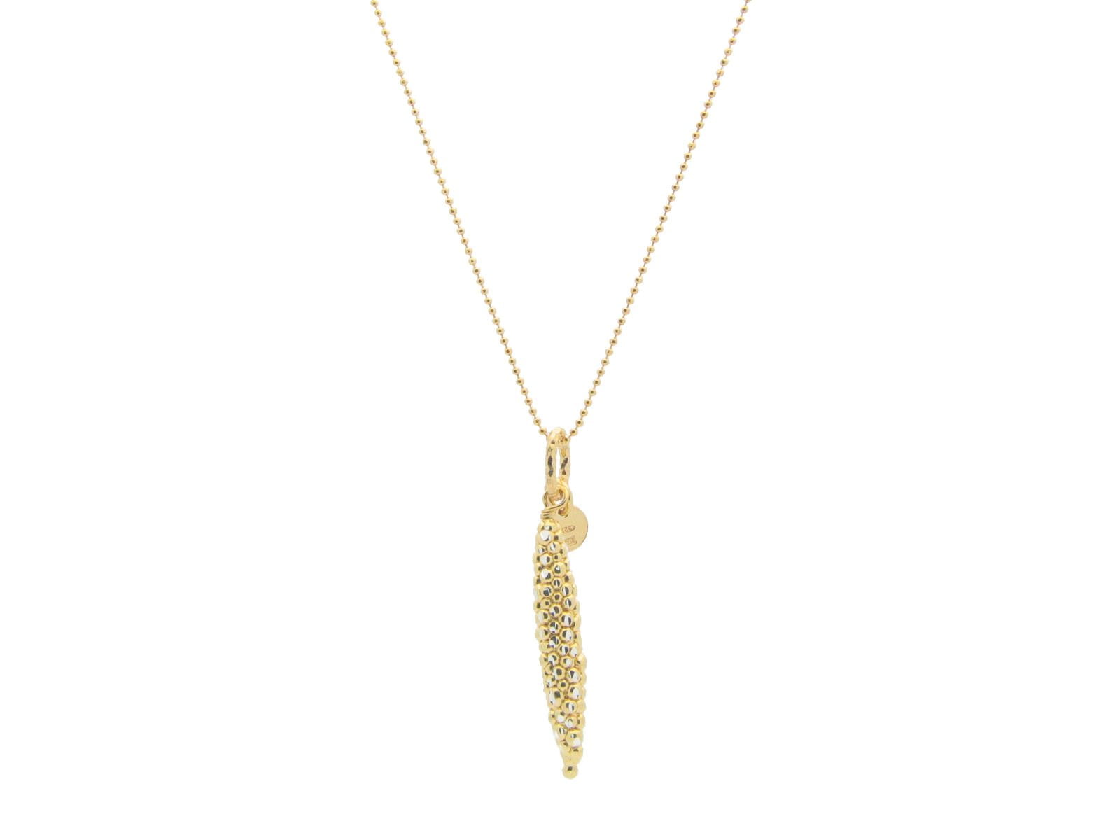 Large Gold Plated Sterling Silver Submarine Pendant Necklace - Walmart.com