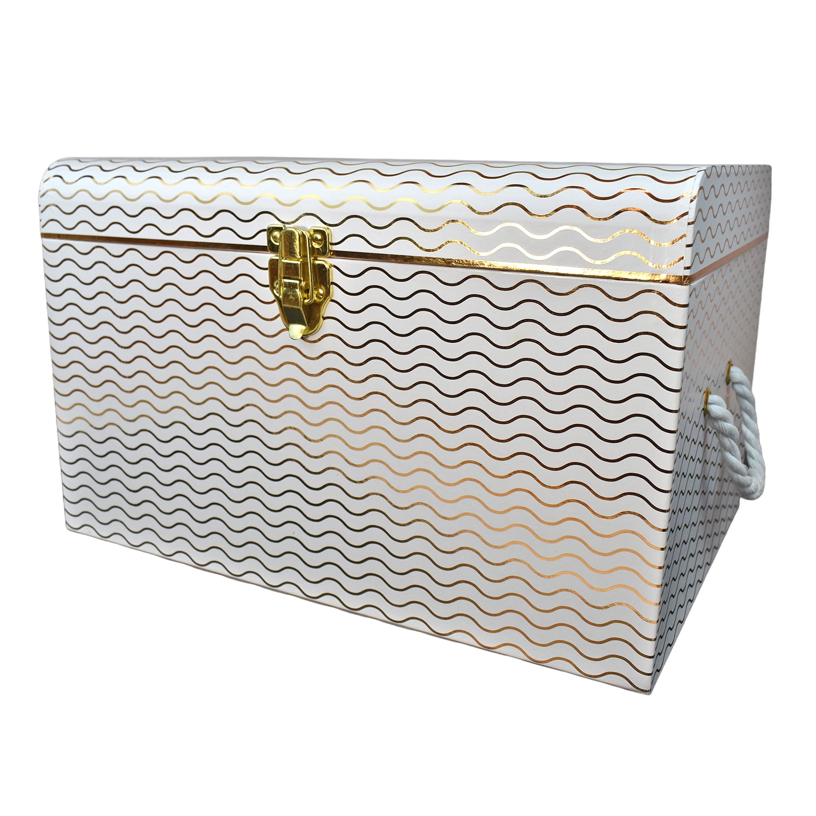 Large Gold Waves Trunk Box by Ashland - Spring Home Decor - Walmart.com