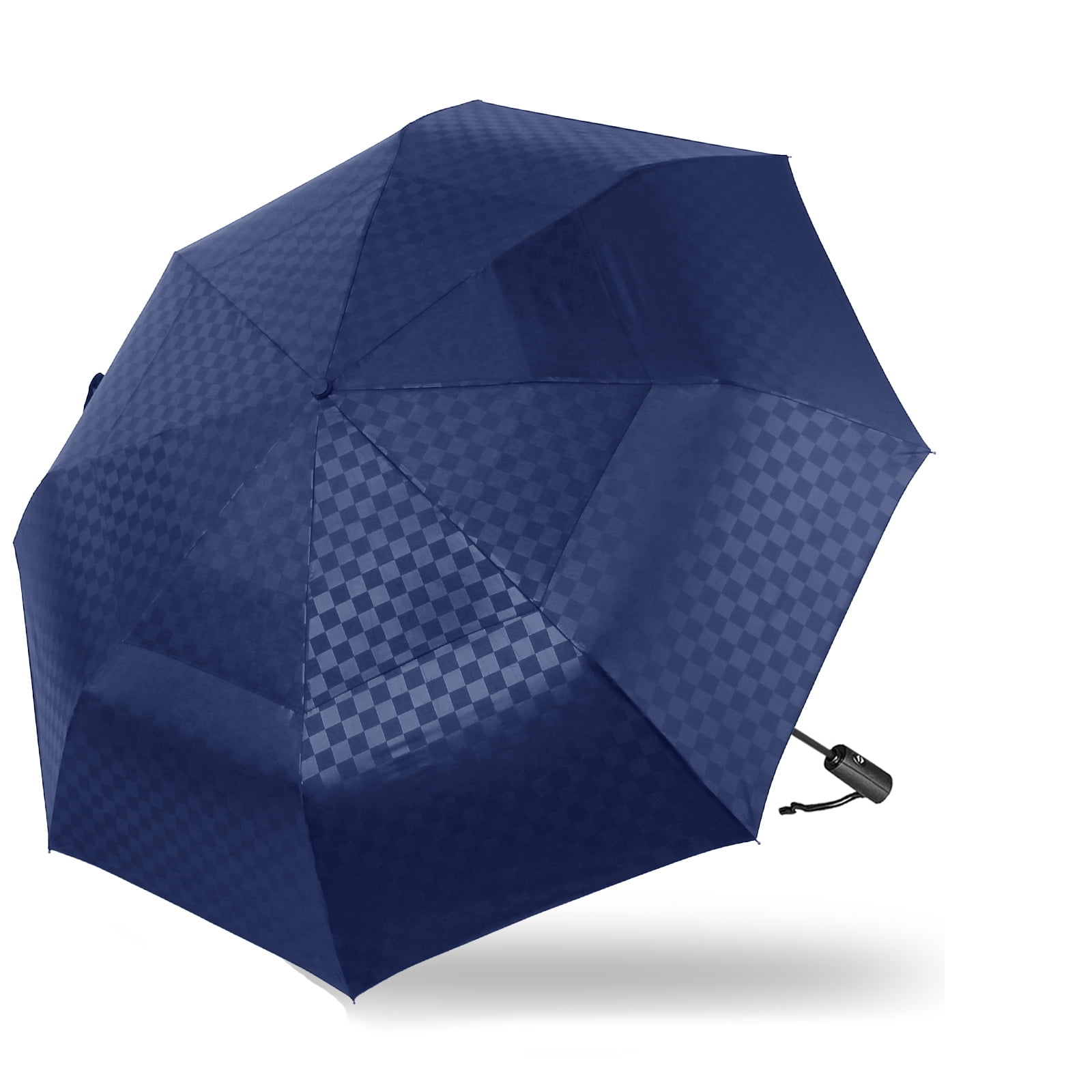 Large Golf Umbrella 54 Inch, Automatic Windproof Double Canopy Vented 8 ...