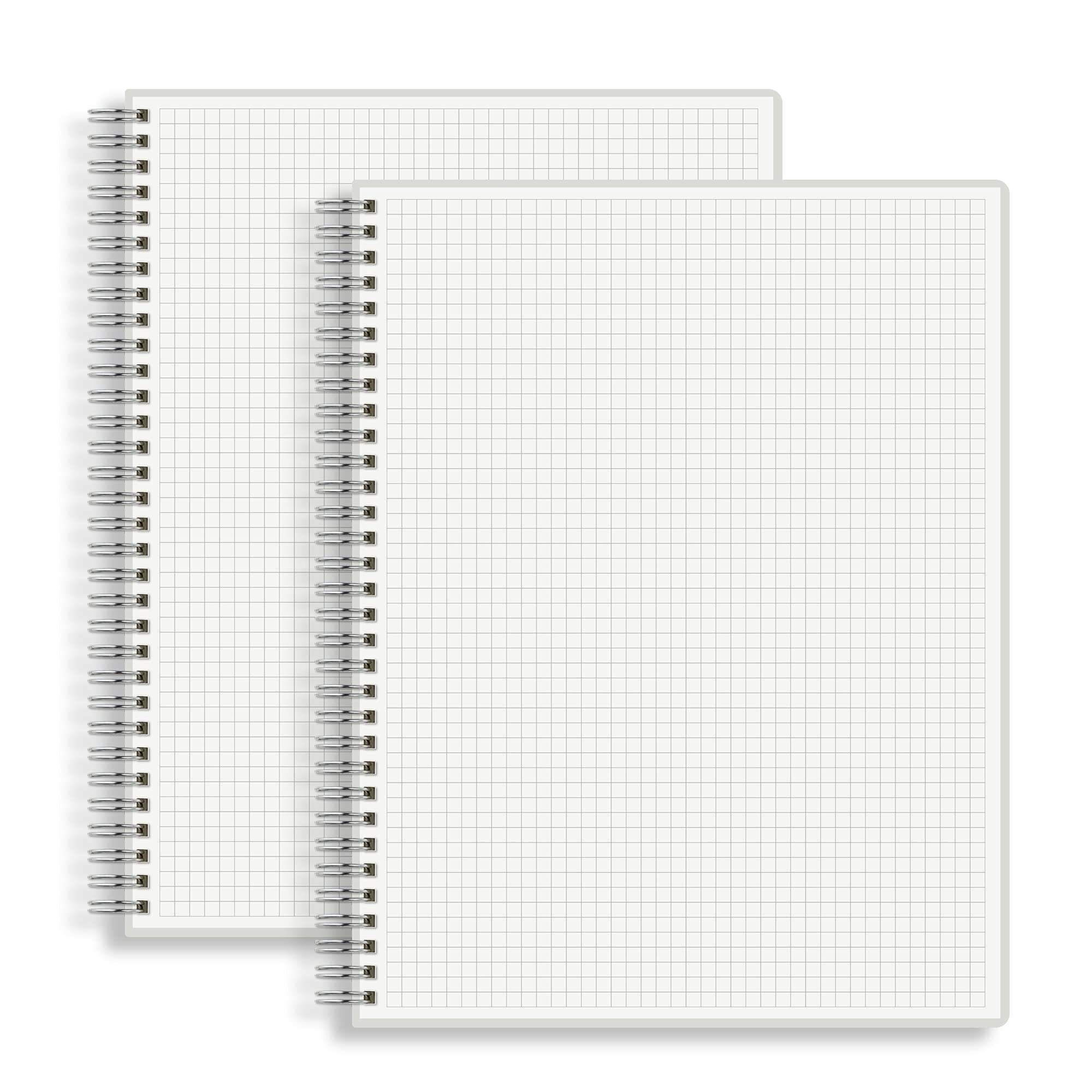 Large Graph Ruled Wirebound Spiral Notebook, 8.5 x 11 Inches, 5mm Grid ...