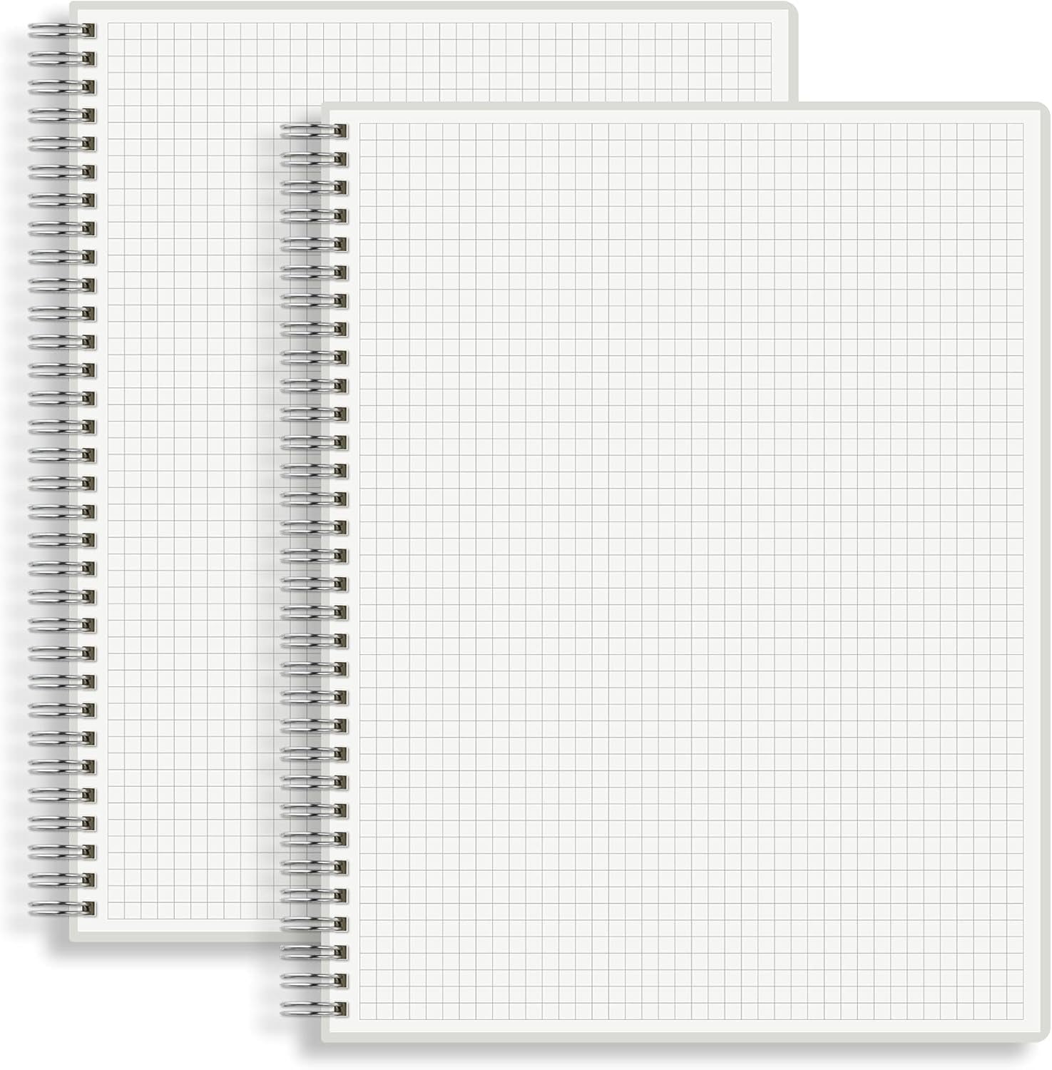 Large Graph Ruled Wirebound Spiral Notebook, 8.5 x 11 Inches, 5mm Grid ...