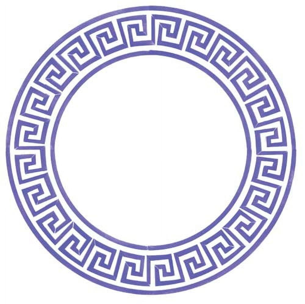 Large Greek Key Circle Wall Stencil SKU #3280A by Designer Stencils ...