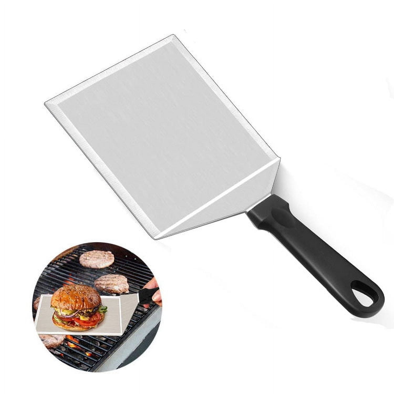 Large Grill Spatula, BBQ Griddle Spatula, Stainless Steel Spatula with ...