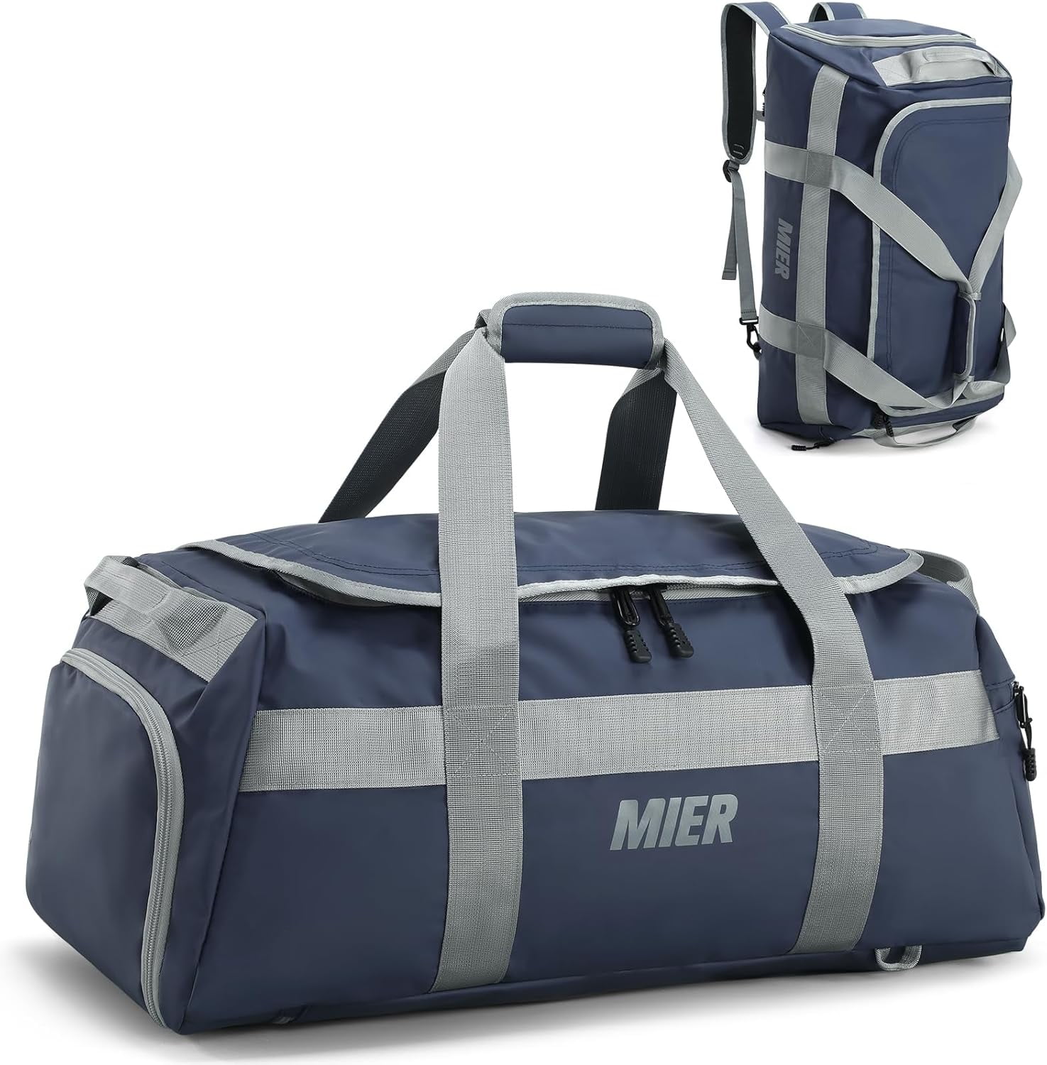 Large Gym Bag for Men 60L Duffel Backpack with Shoe Compartment ...