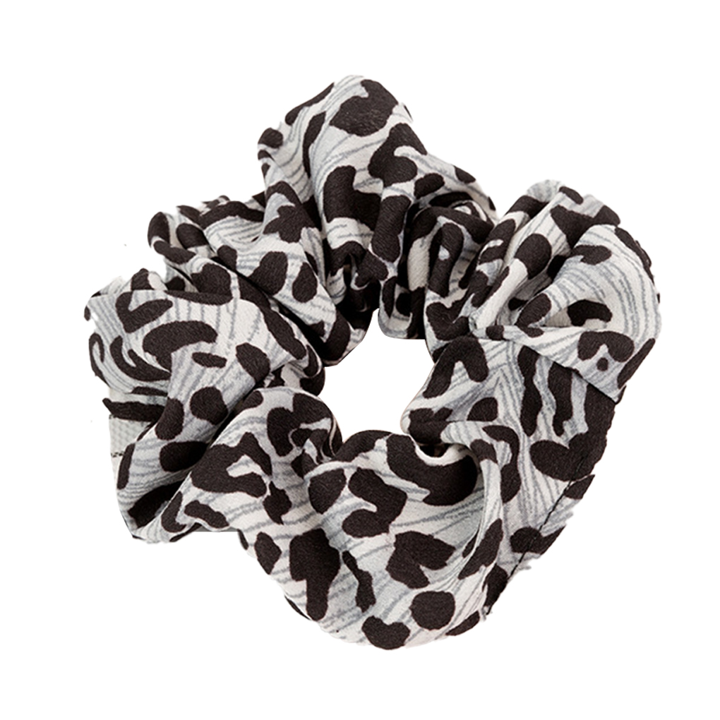 Large Hair Scrunchies Leopard Print Thick Stretchy Adjustable Ponytail ...