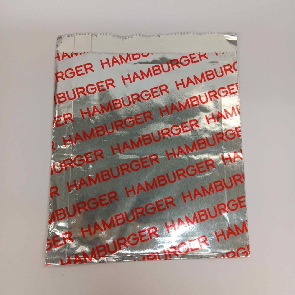 Large Hamburger/Sandwich Bags - Grease , Keeps them Hot -Words in Red ...