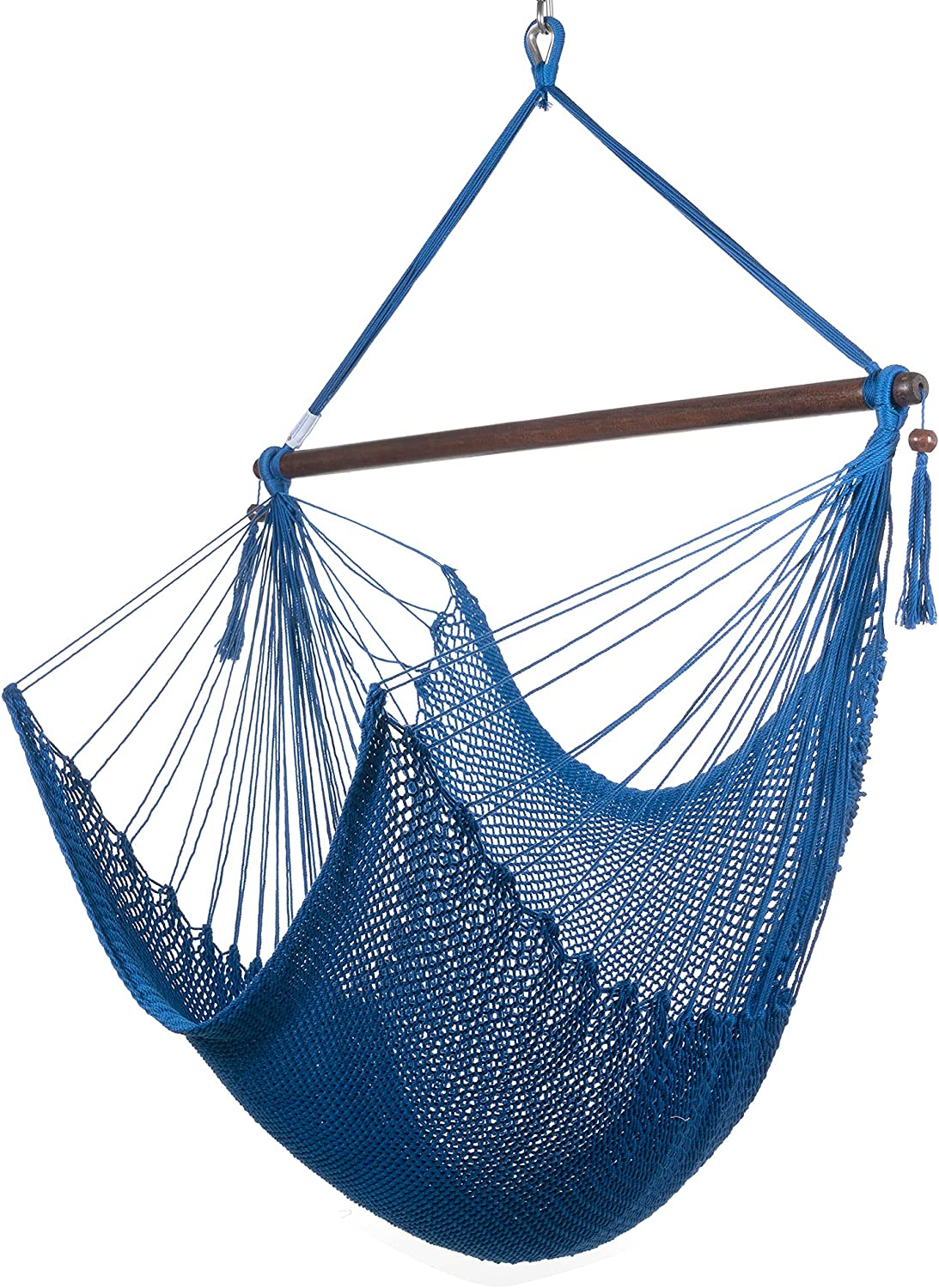 Large Hammock Chair - 48 Inch - Polyester - Hanging Chair - Dark Blue ...
