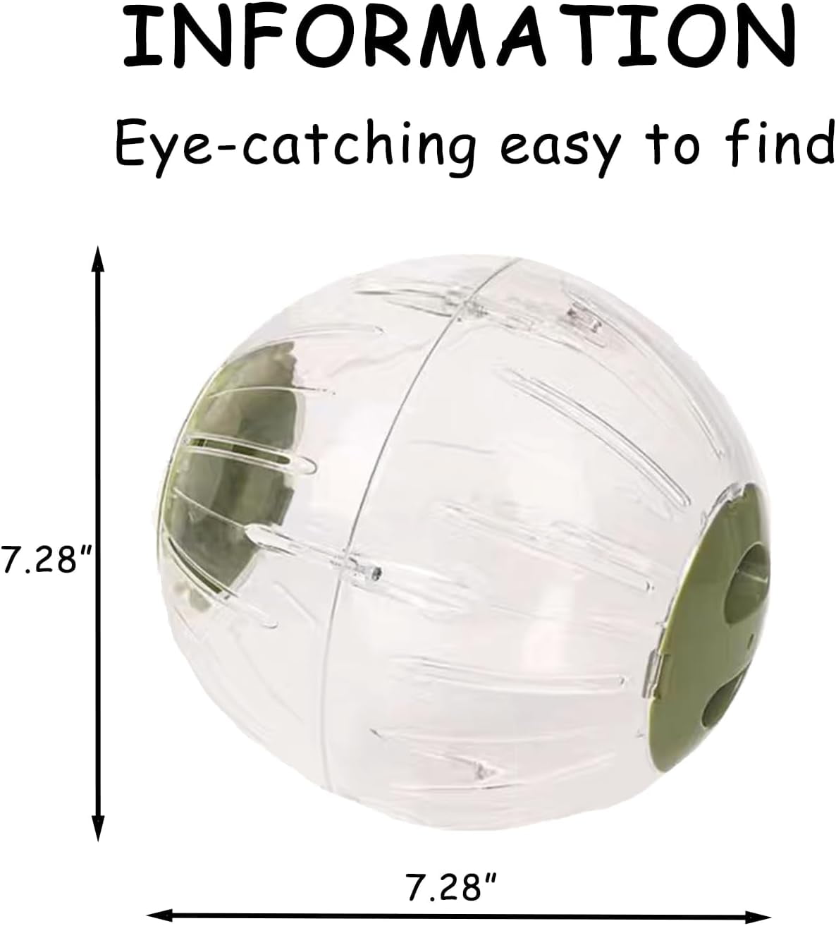 Large Hamster Wheel Sport Running Ball Hamster Toys for Hamsters Guinea ...
