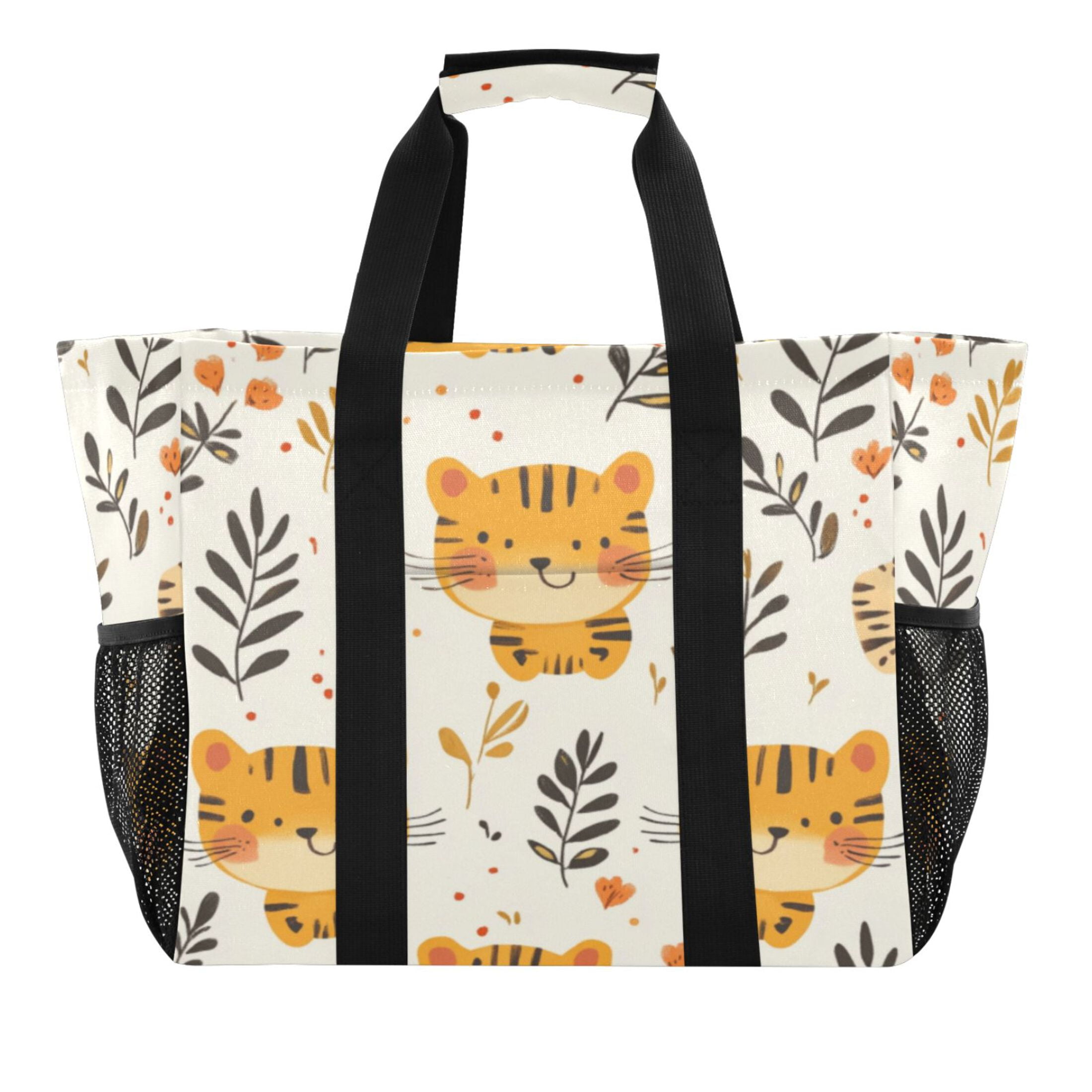 Large Hand-Held Storage Bag Kitchen Reusable Grocery Bags， Travel Tote ...