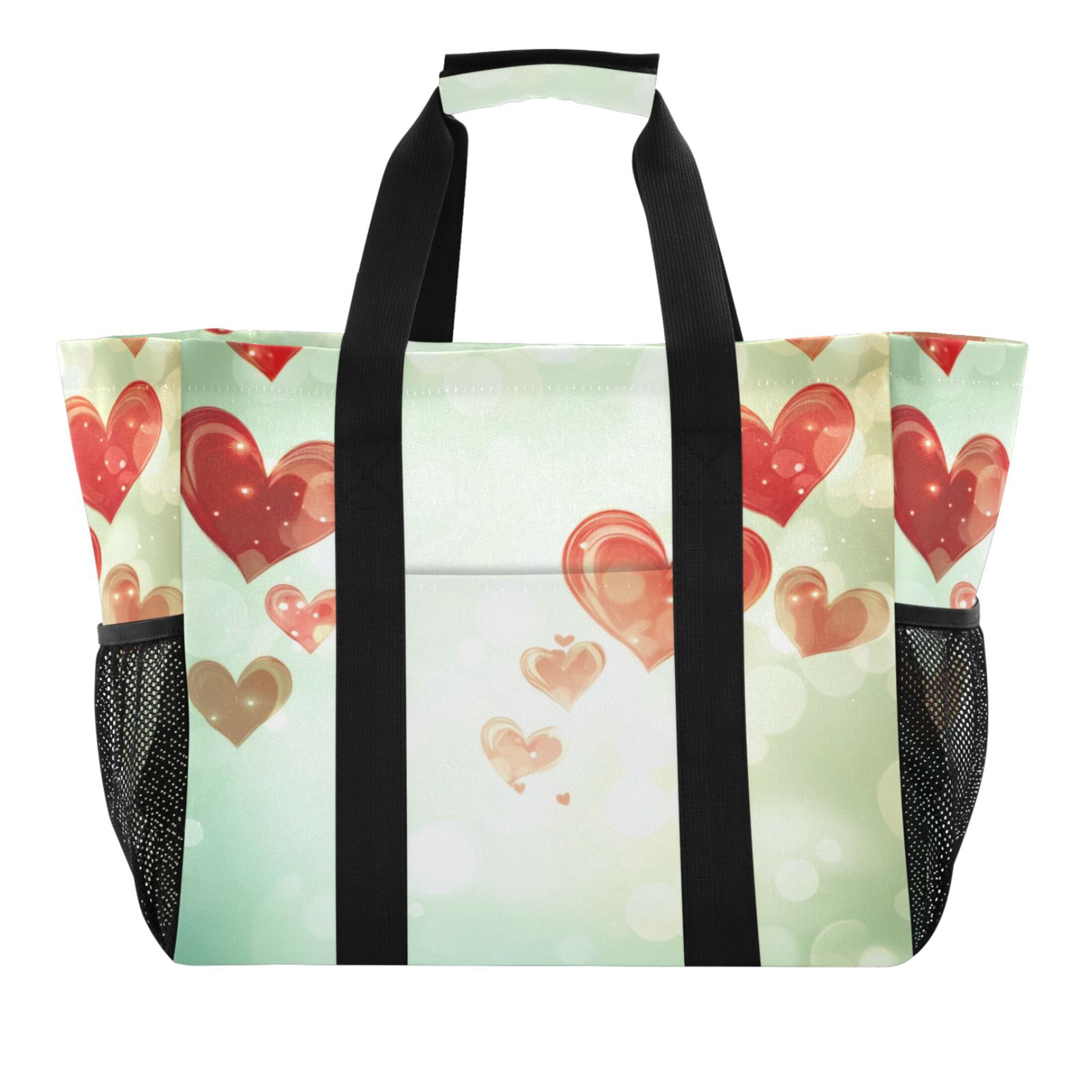 Large Hand-Held Storage Bag Kitchen Reusable Grocery Bags， Travel Tote ...