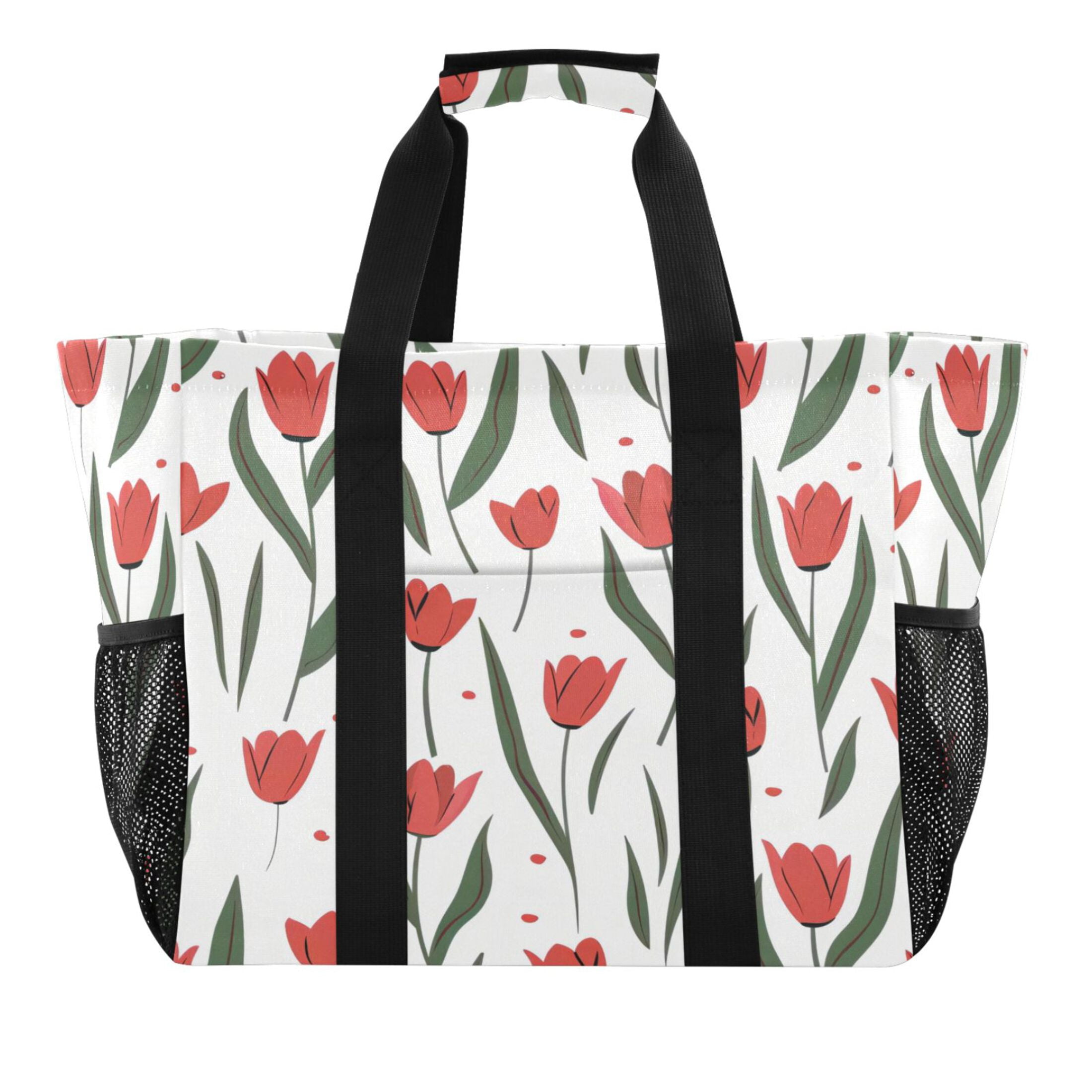 Large Hand-Held Storage Bag Kitchen Reusable Grocery Bags， Travel Tote ...