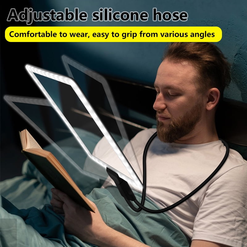 Large Hands Free Magnifying Glass with Light with 50 Ultra-Bright LEDs ...