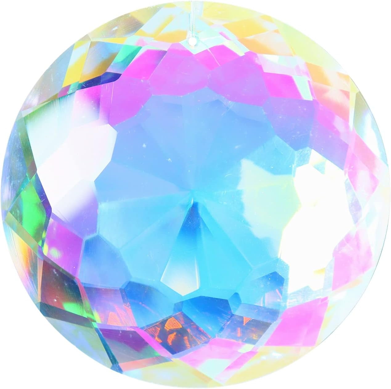 Large Hanging Crystal Prism suncatcher,Hanging Chandelier Crystals ...