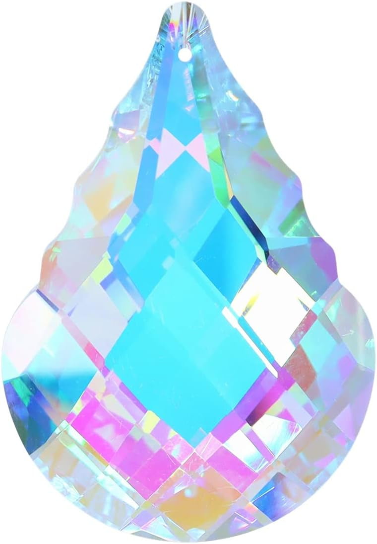 Large Hanging Crystal Prism suncatcher,Hanging Chandelier Crystals ...