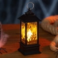 Large Hanging LED Pumpkin Candle - Halloween Flameless Decoration with ...