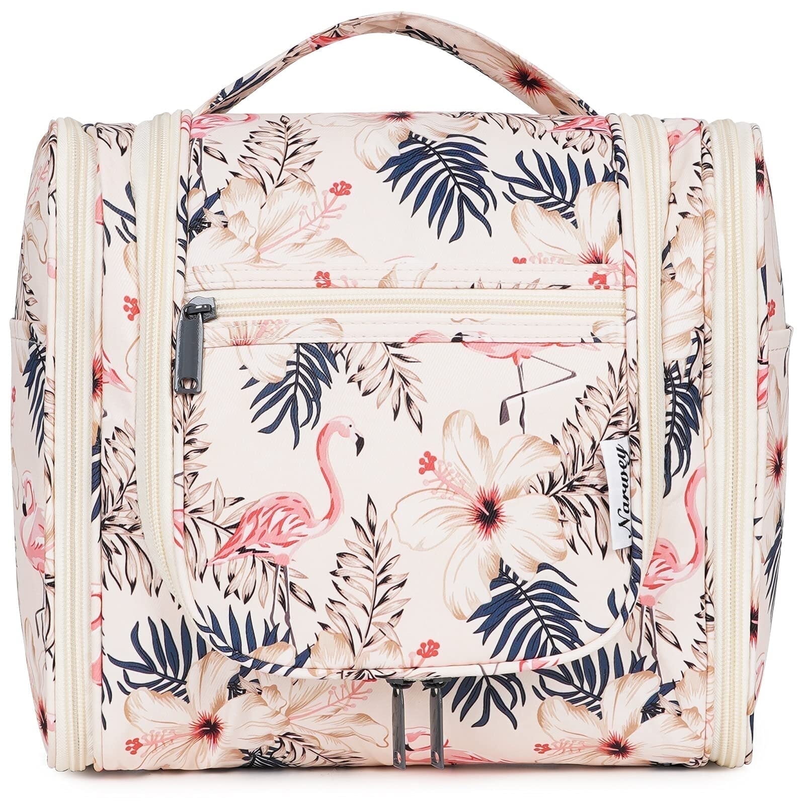 Narwey Large Hanging Toiletry Bag with Hook Makeup Cosmetic Organizer ...