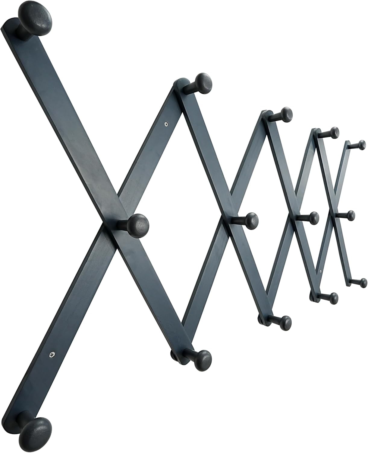 Large Hat Rack for Wall, Wooden Accordion Wall Hanger, Modern ...