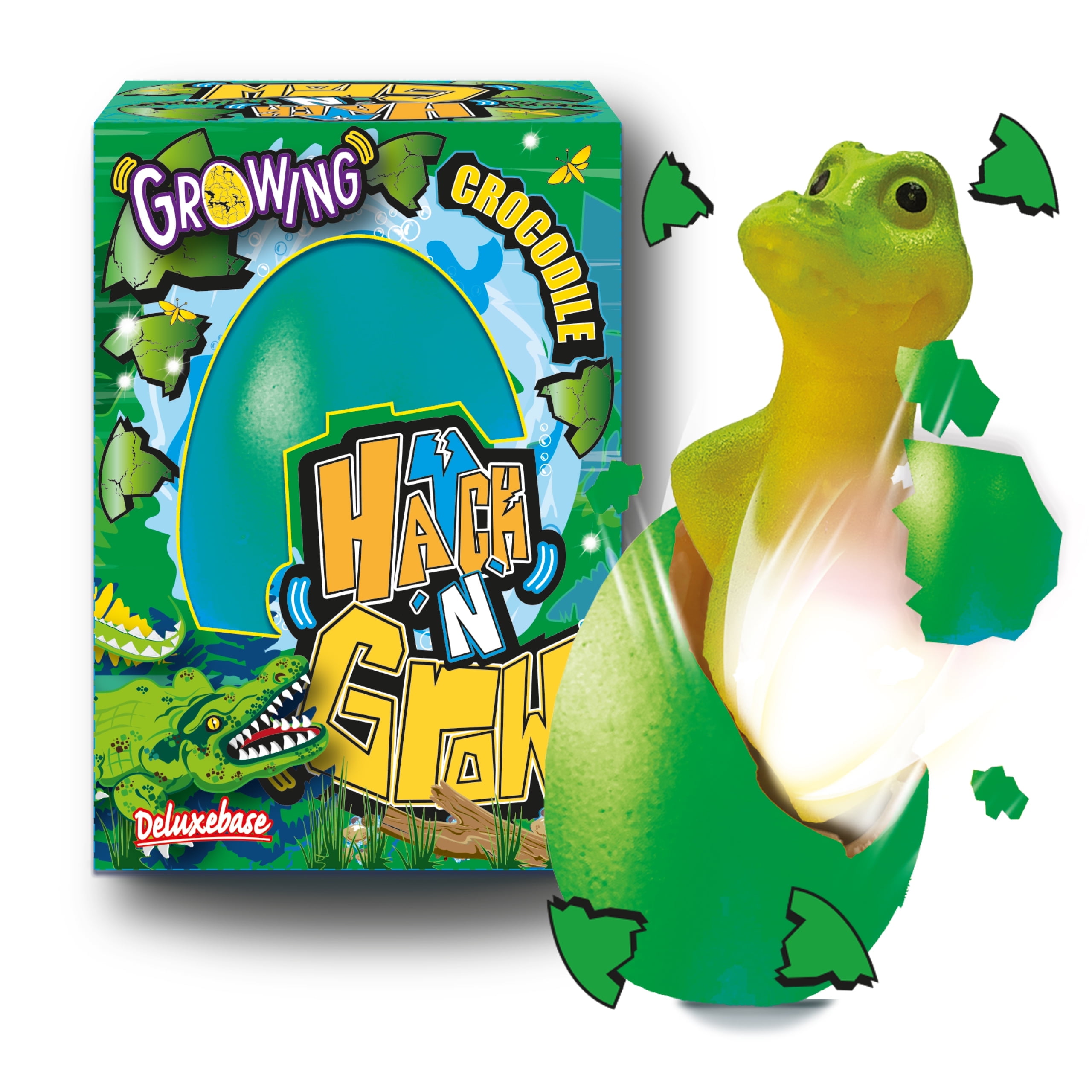 Large Hatch 'N' Grow - Crocodile from Deluxebase, 4.3" Water Activated ...