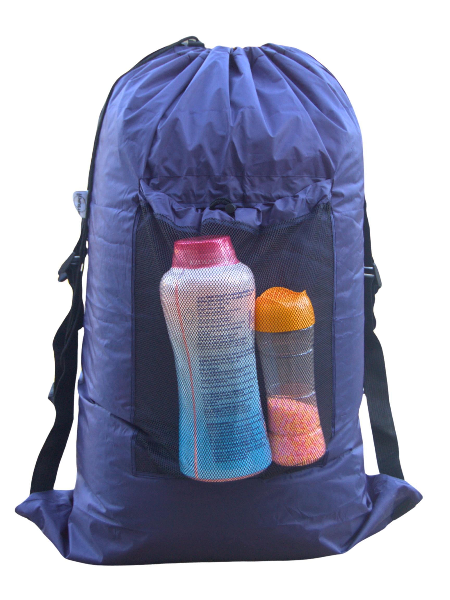 Large Heavy Duty Laundry Bag Backpack, Moving Bag, Storage Bag, Travel ...