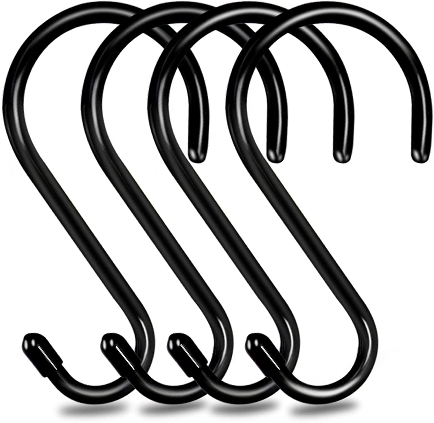 Heavy Duty 6 inch S Hooks, Vinyl Coated, for Hanging Plants, Jeans ...