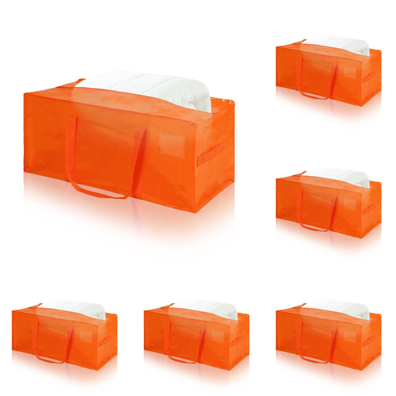 Large Heavy Duty Storage Totes with Zippers, Moving Bags for Clothes ...