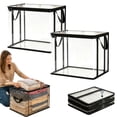 Large Heavy-Duty Thick Plastic Clear Storage Bag for Clothes, Moving ...