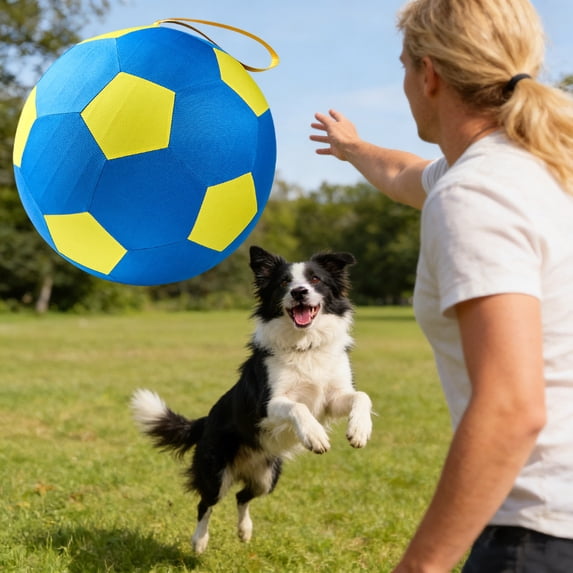 Large Herding Ball for Dogs & Horses, Heavy-Duty Inflatable Pet Toy ...