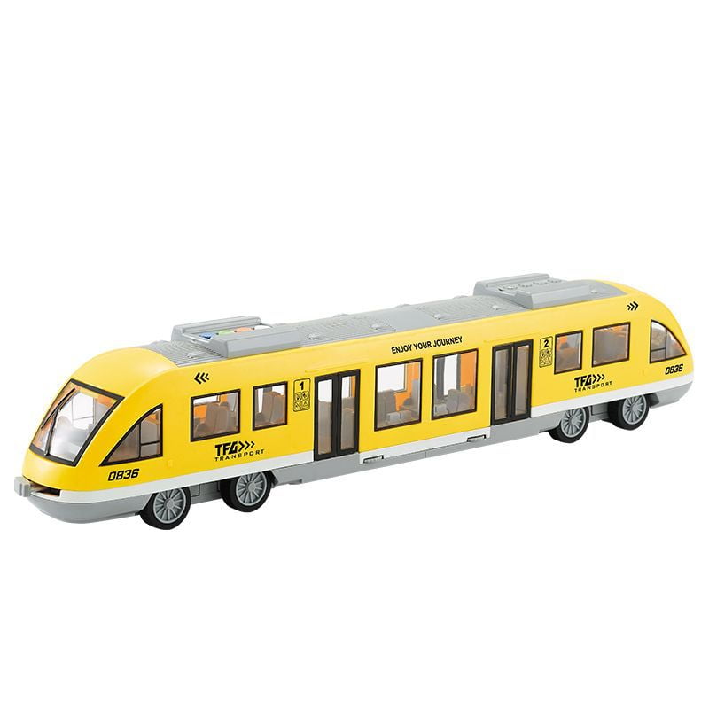 Large High Speed Train Model Light Music Storytelling Subway Tram ...