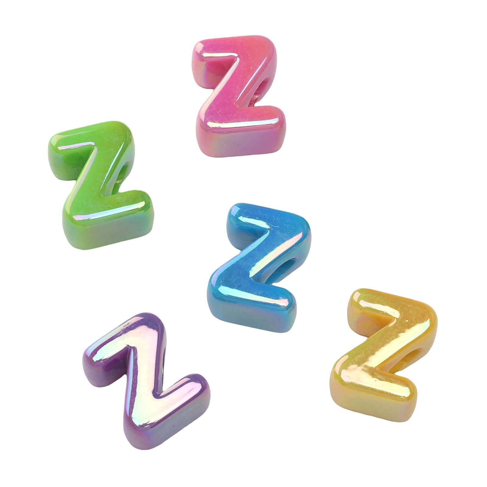 Large Hole Acrylic Alphabet Letter Beads for Jewelry Making - Acrylic ...